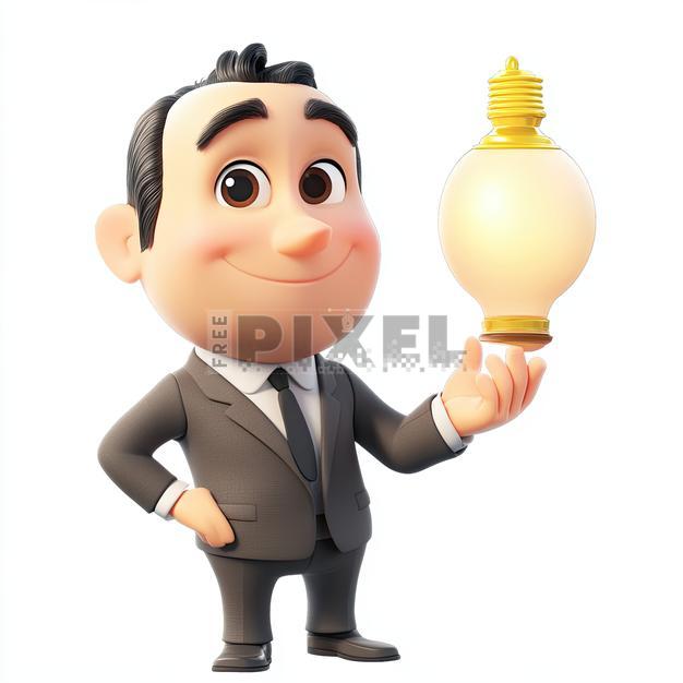 Evil Cartoon Light Bulb Lightbulb Characters Stock Illustrations