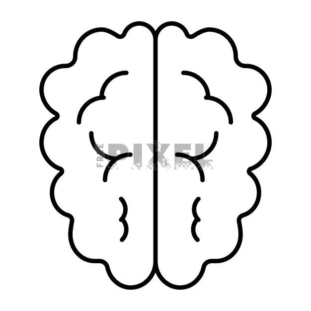 Black Brain Icon