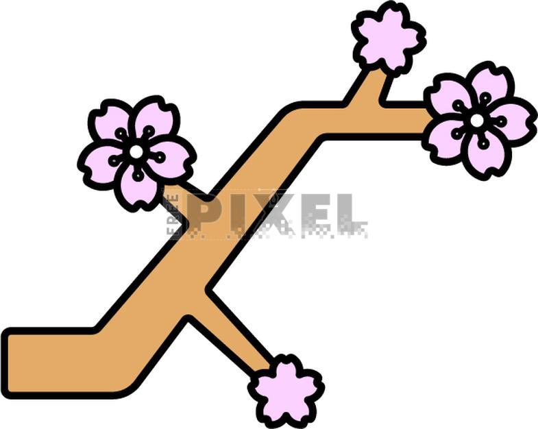 Pink And Brown Flower Clip Art