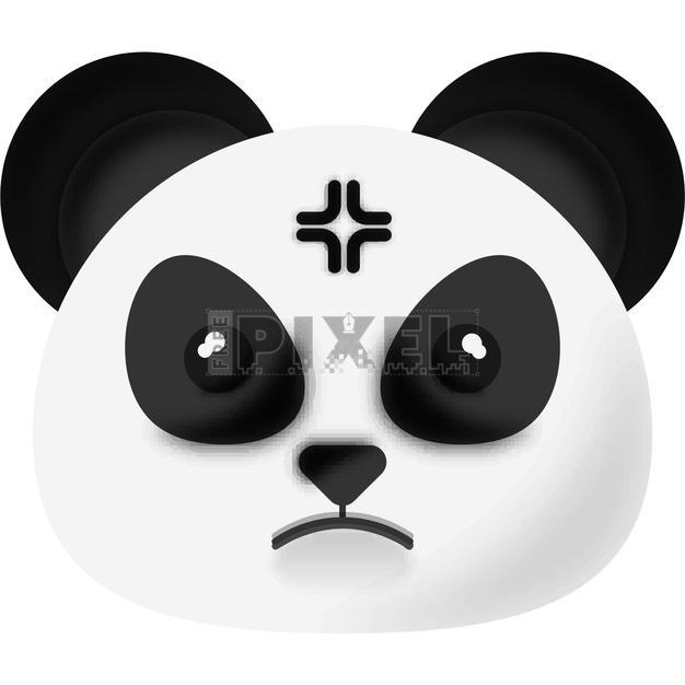 Angry Panda Cartoon