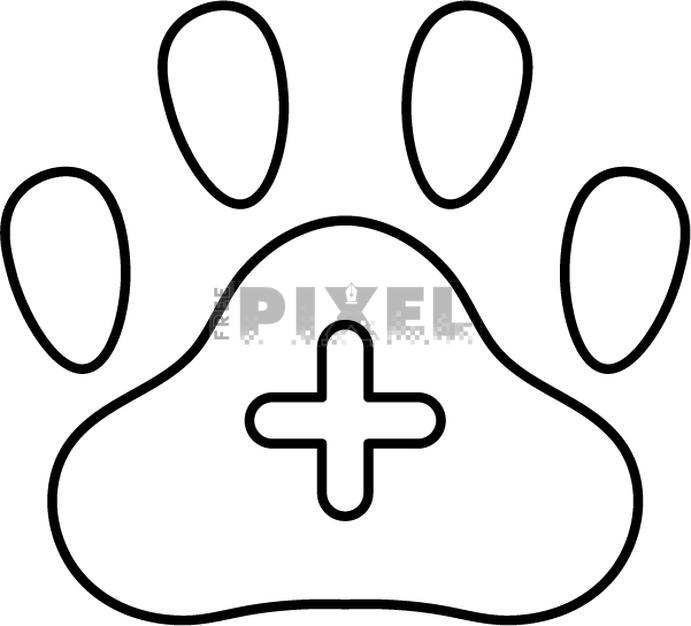 Black Thin Long Cross Symbol