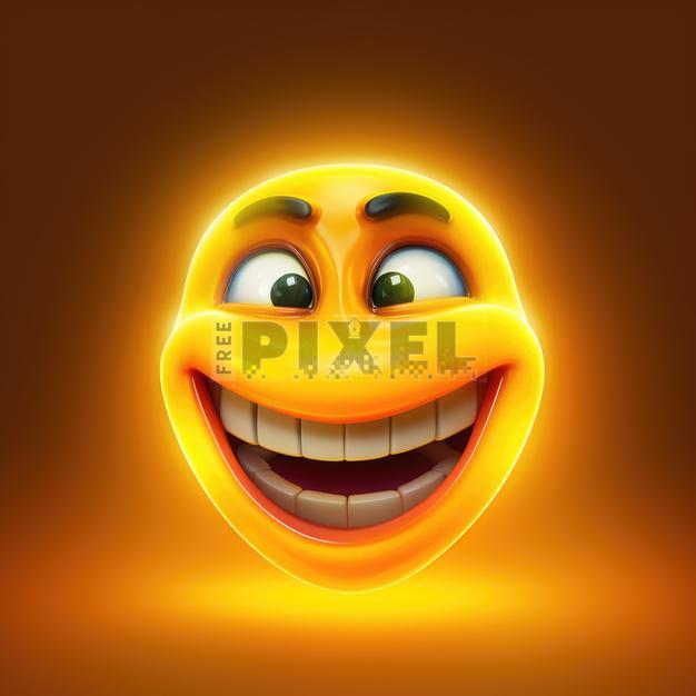 Big Smiley Face With Teeth