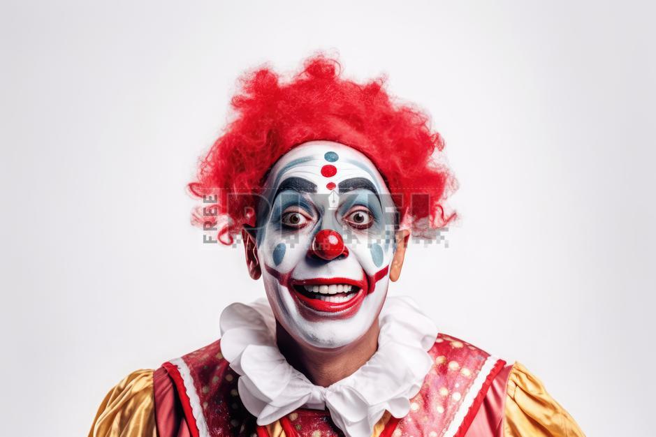Circus Joker Smiling Face
