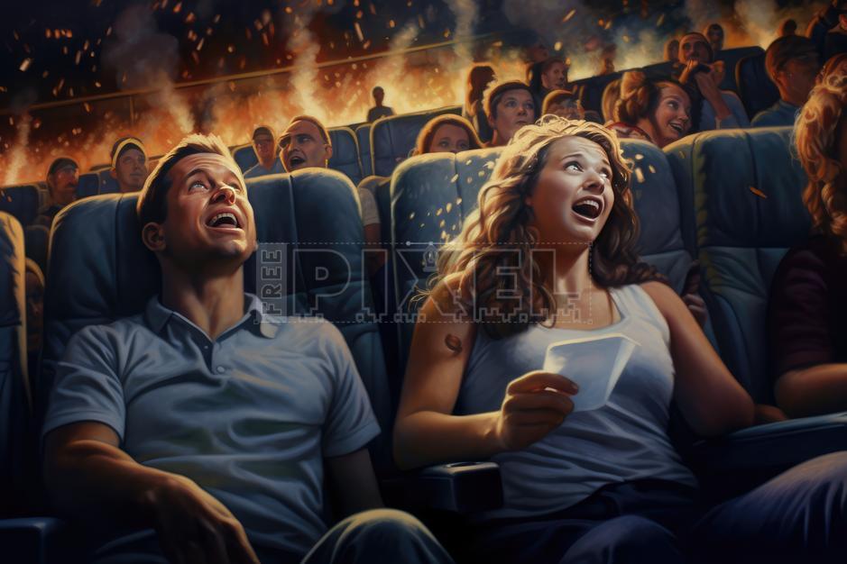 Movie Theater Inside People