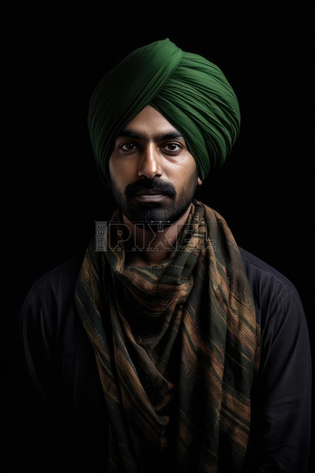 Middle Eastern Man With Turban