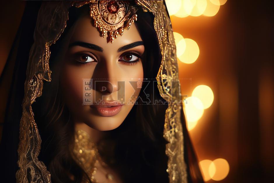 Traditional Arabic Makeup