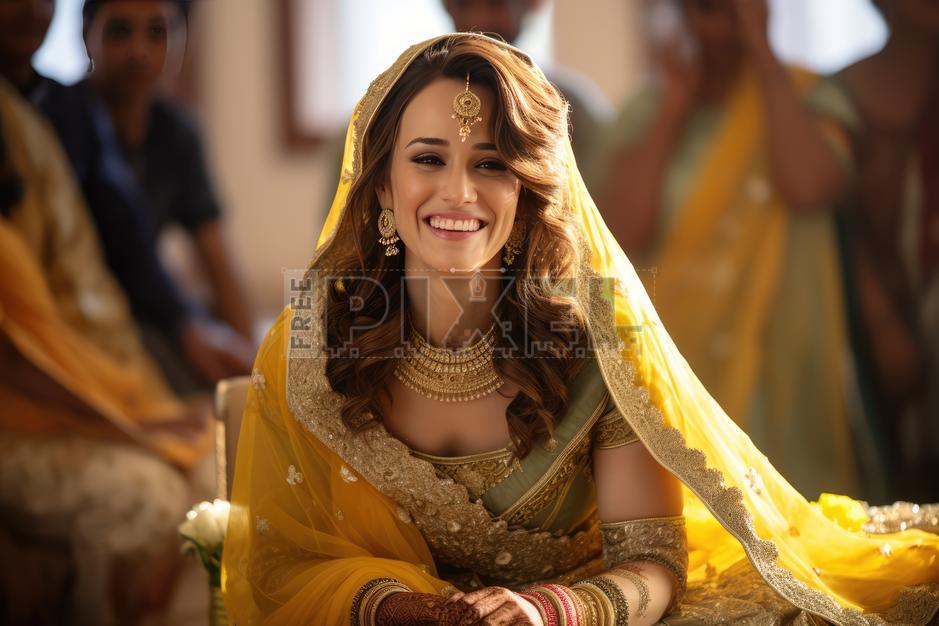 Yellow Indian Wedding Dresses