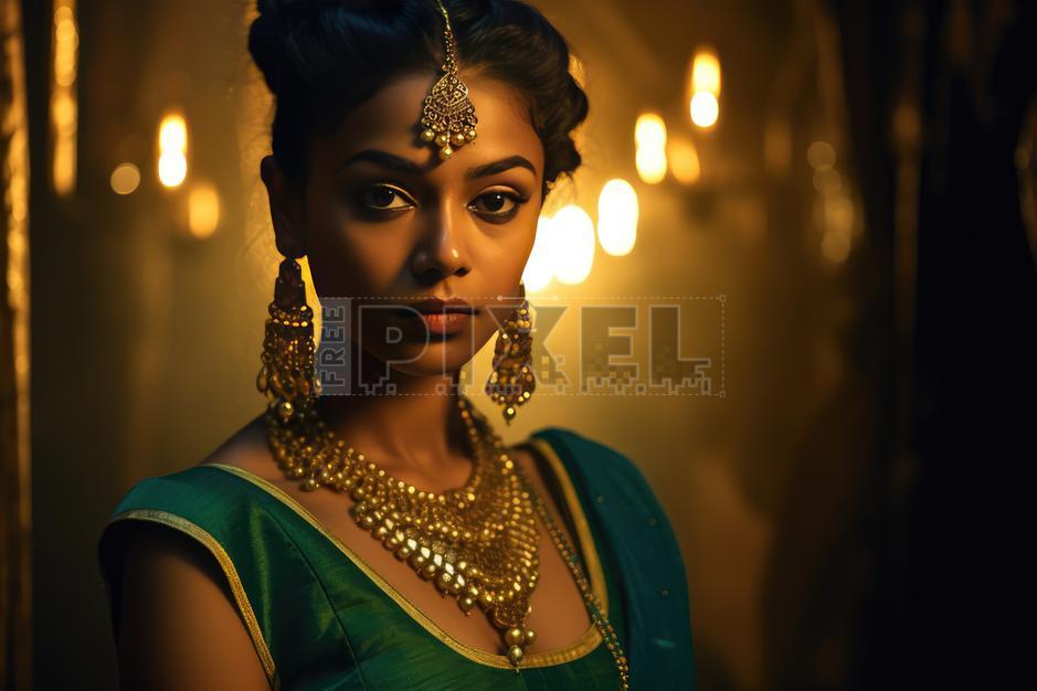 Indian Models In Traditional Dress