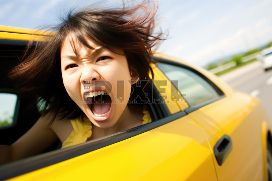 Screaming Woman With Martini Glass