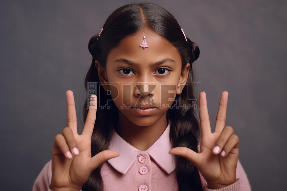 Two Fingers Together Sign