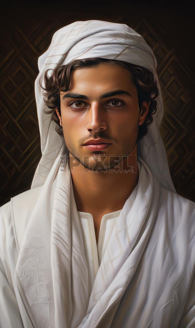 Muslim Handsome Man With Beard