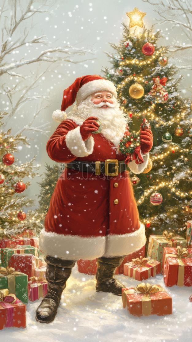 Animated Father Christmas