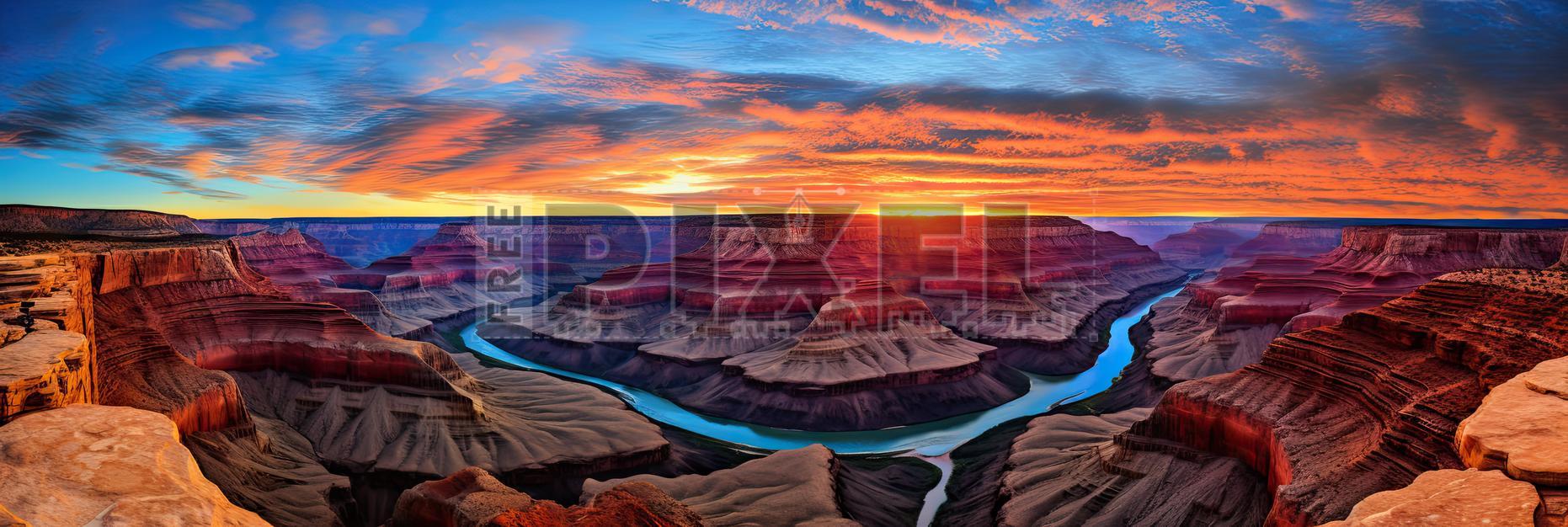 Color Spectrum Grand Canyon Sunset