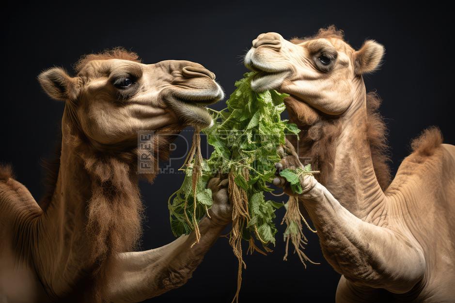 Camel Eating