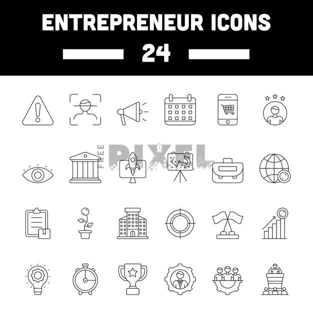 Entrepreneur Icon Vector