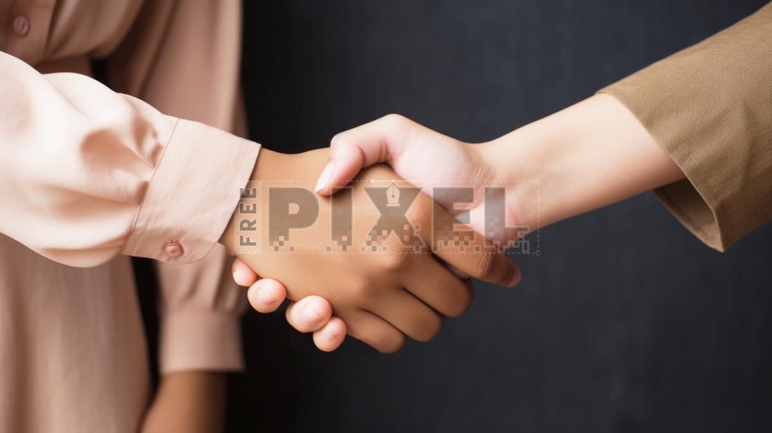 Business Shaking Hands Banner