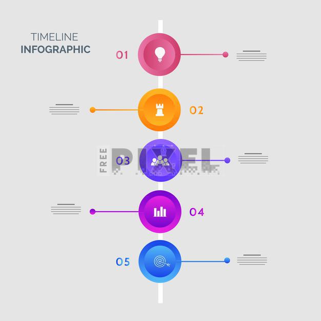Timeline Infographic Vector Free Download