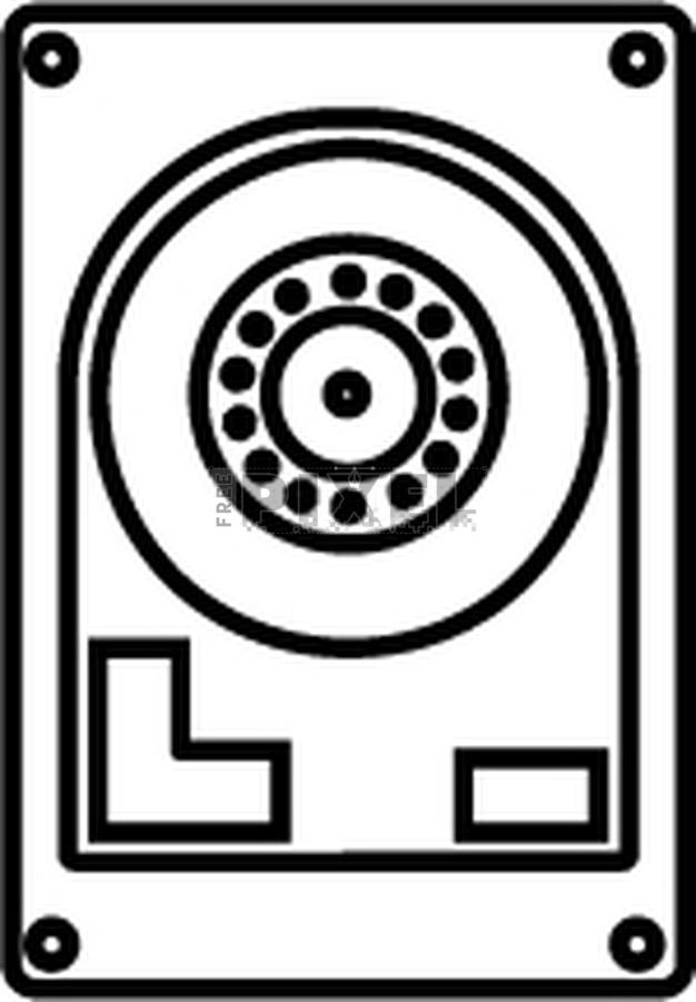 Hard Drive Icon Flat