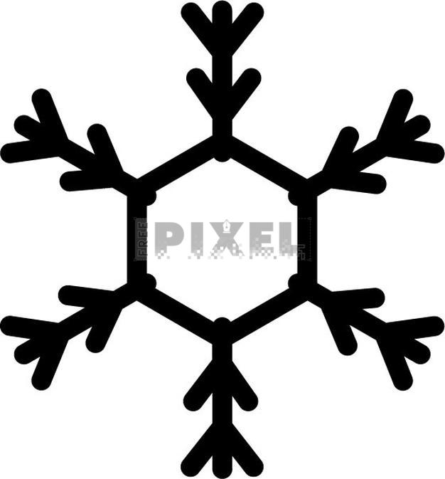 Snowflake Symbol Vector
