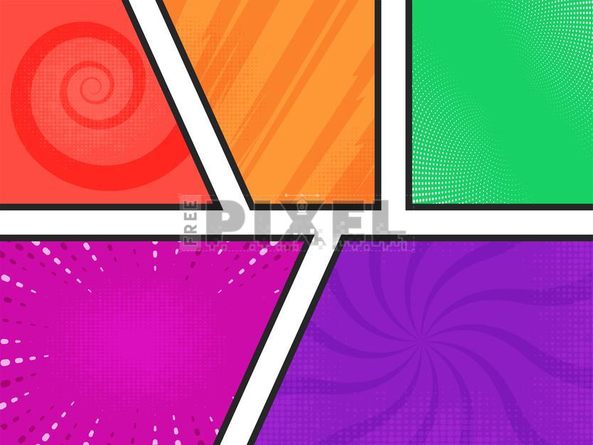 Blank Comic Strip Background