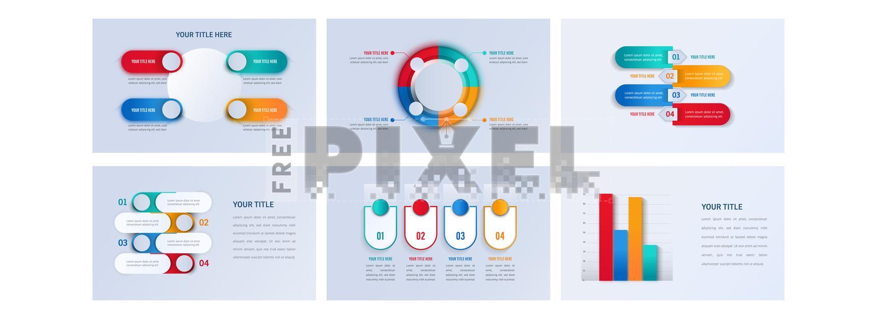Infographic Powerpoint Charts Tutorial Jilbab