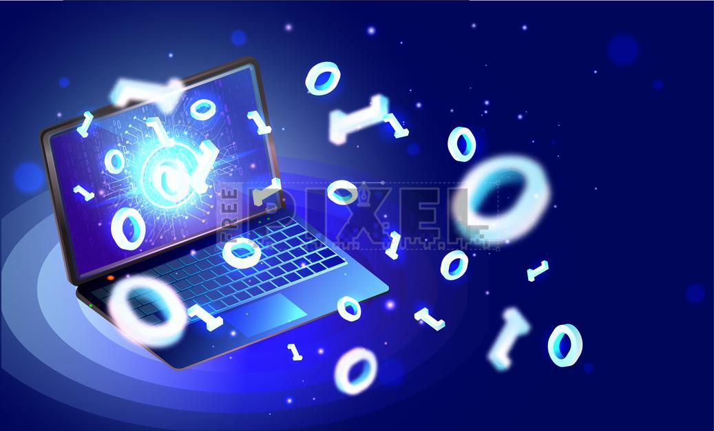 Blurred Computer Background