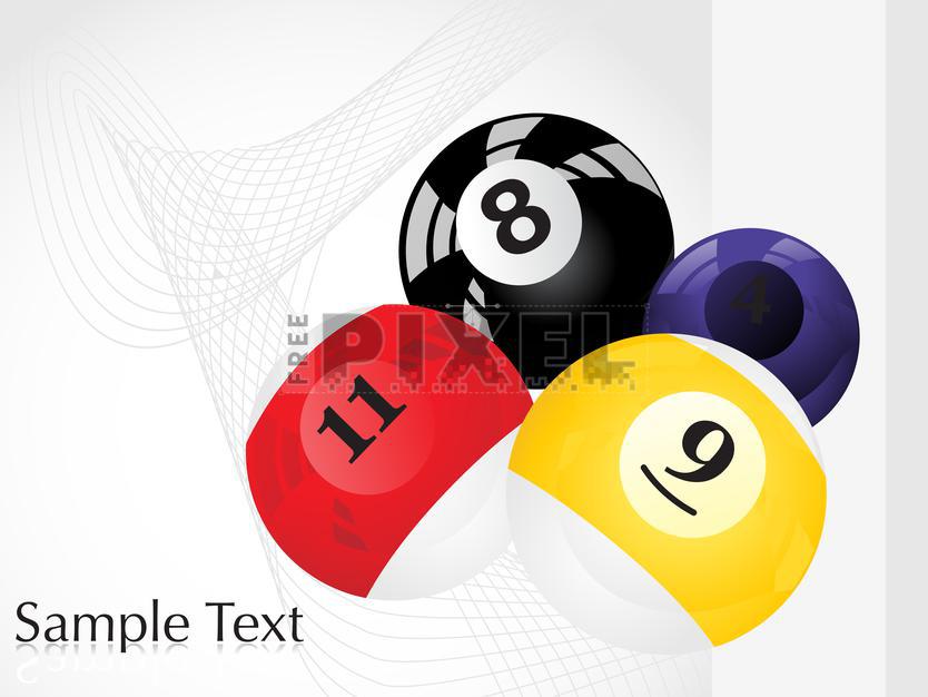 Pool Balls Vector
