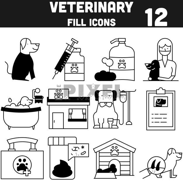 Vet Clipart Black And White
