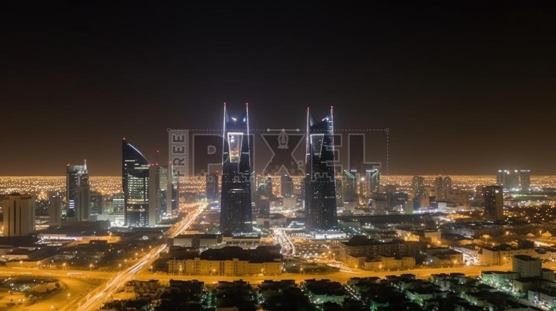 Riyadh Skyline At Night