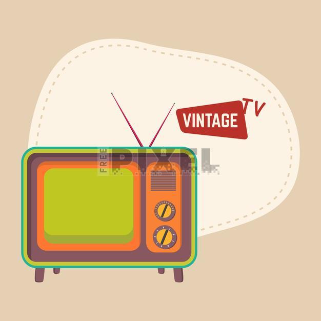 Retro Television Vector