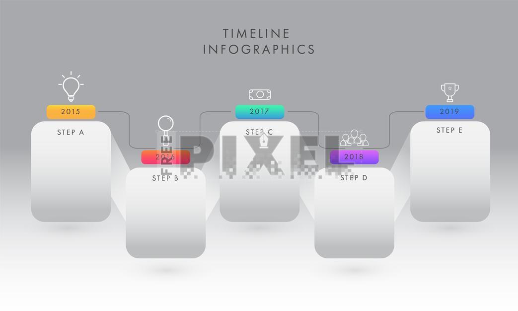 Timeline Infographic Element