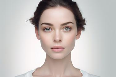 Beautiful Model Face Front