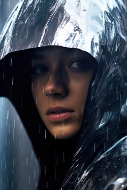 Raindrops Falling On Face
