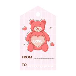 Text Message Teddy Bear Flower